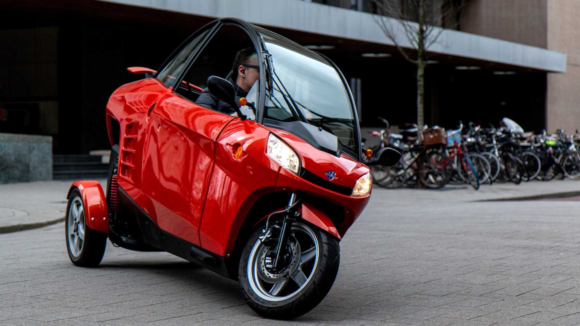 Представлен электрический трицикл Carver с запасом хода 100 км — HEvCars