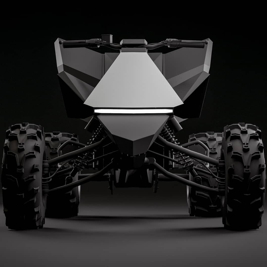 Видео: «тихий ход» квадроцикла Tesla Cyberquad ATV — HEvCars